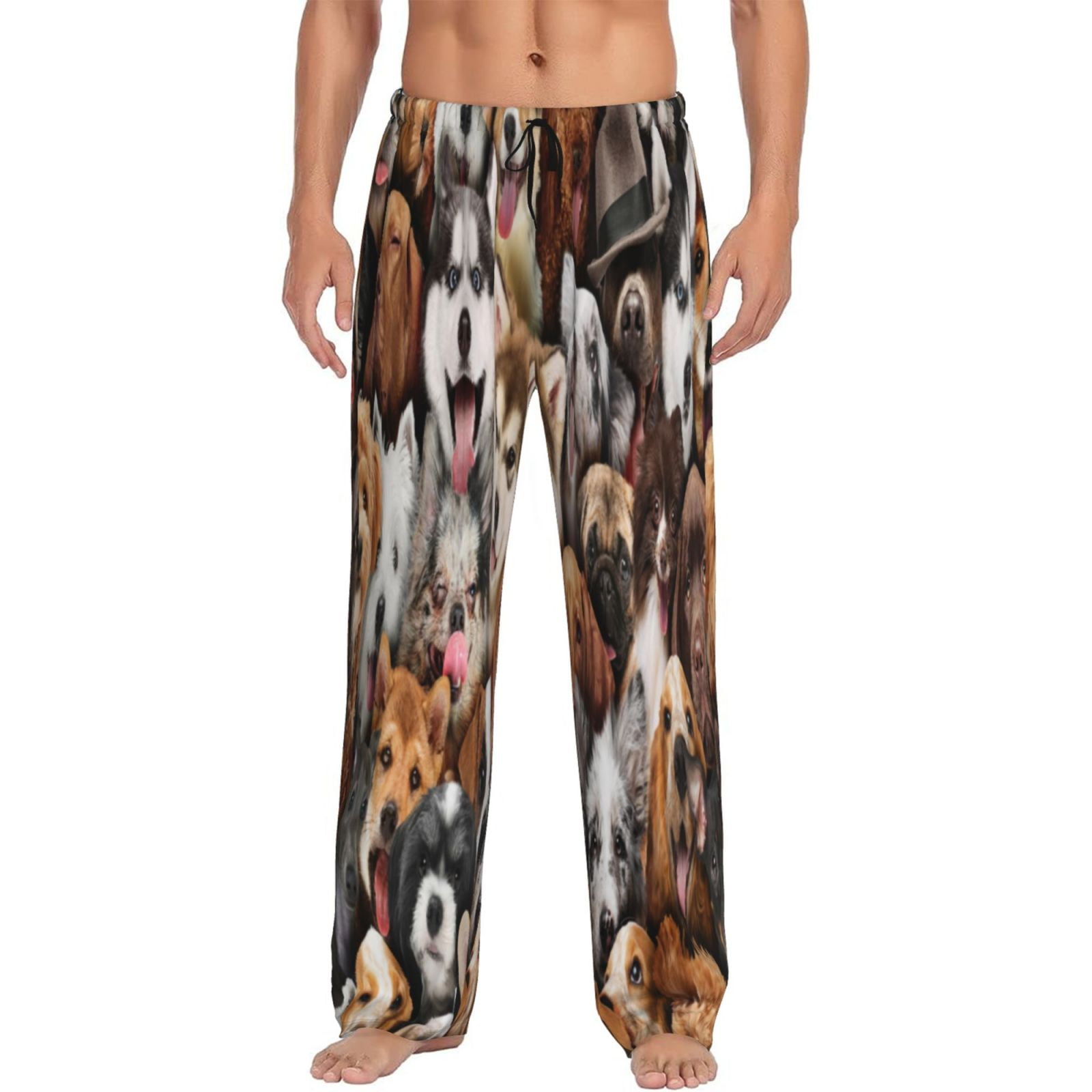Honiee various dog breeds for men - a sleek fusion of Straight Pajama ...