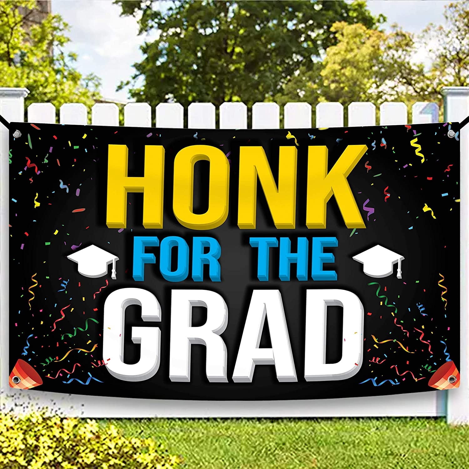 Honk for the Grad Backdrop 7x5ft Honk for the Graduate Banner ...