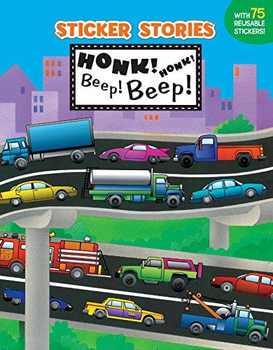 Pre-Owned Honk! Honk! Beep! Beep! (Sticker Stories) (Paperback ...