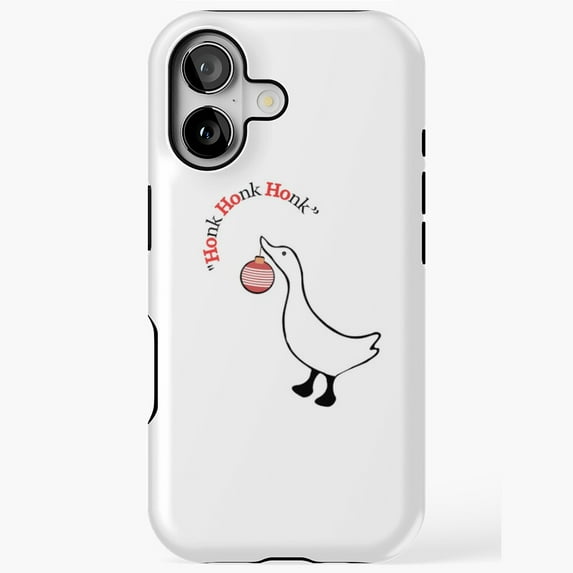 Honk Honk Honk Funny Christmas Goose Phone Case 17 16 15 14 13 12 11 ...