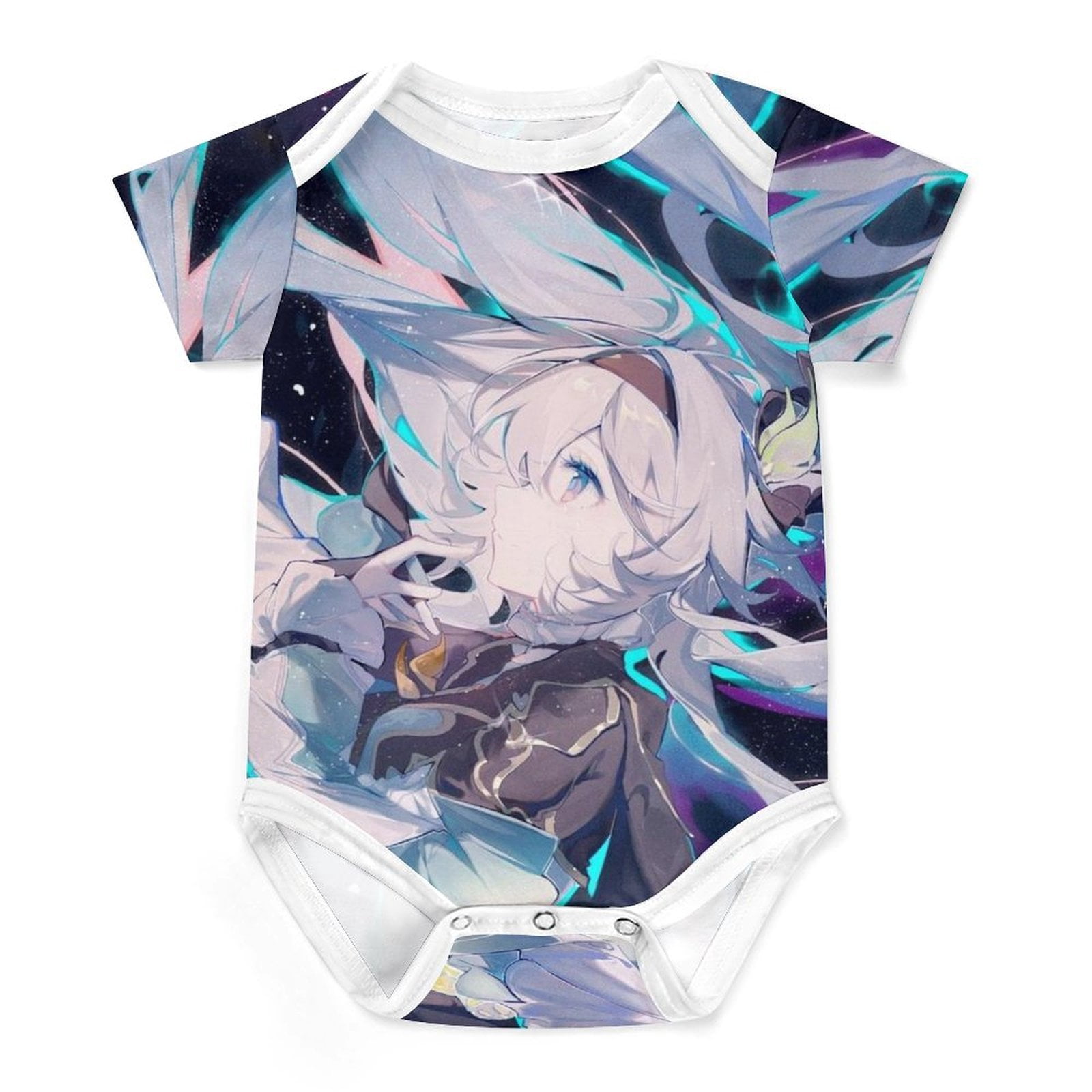 Honkai Star Rail Baby Boy Girl Short Sleeve Romper Clothing Set Print ...