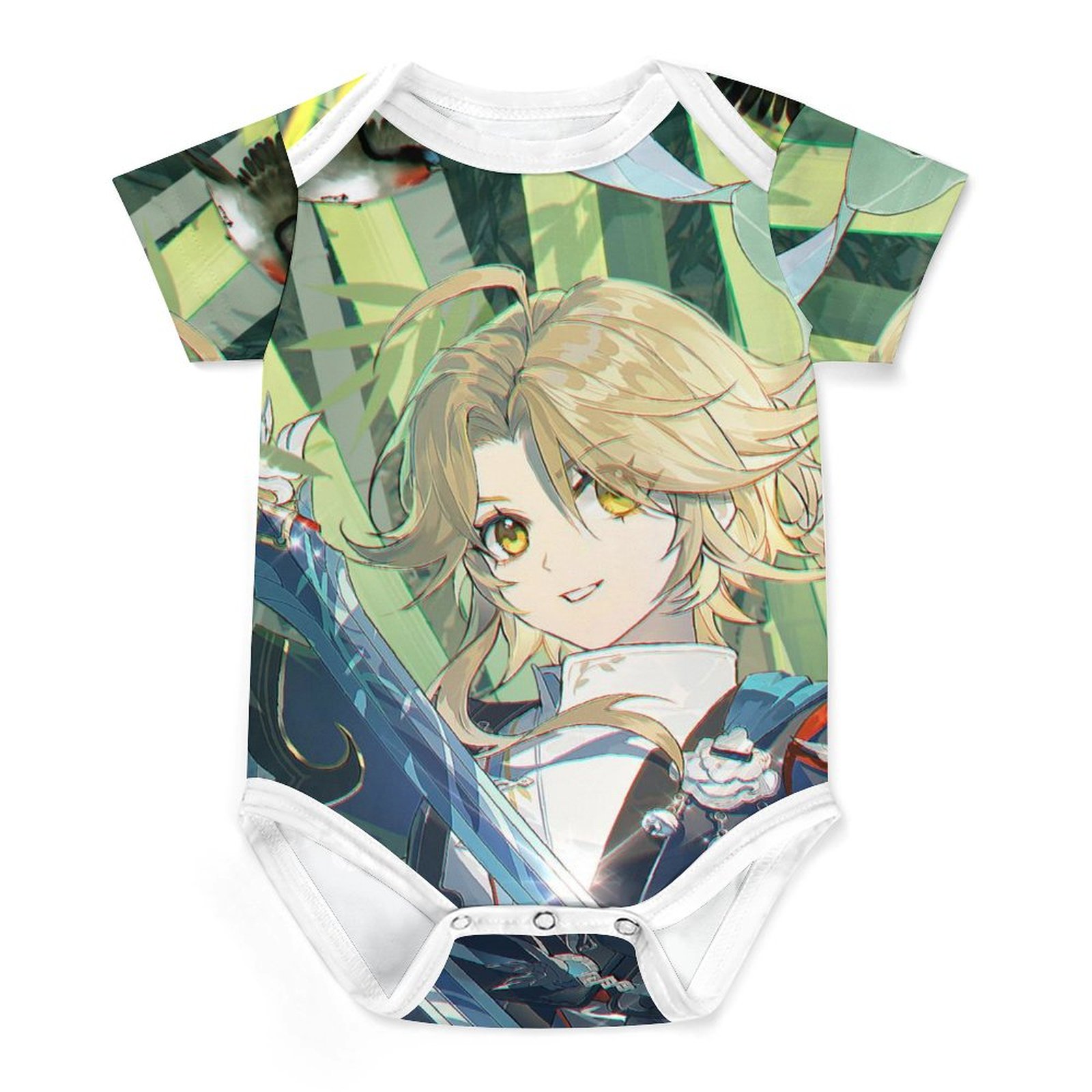 Honkai Star Rail Baby Boy Girl Short Sleeve Romper Clothing Set Print ...