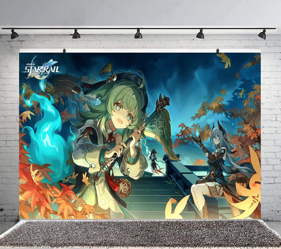 Honkai Star Rail Backdrop Banner Party Supplies Poster Movie Theme ...