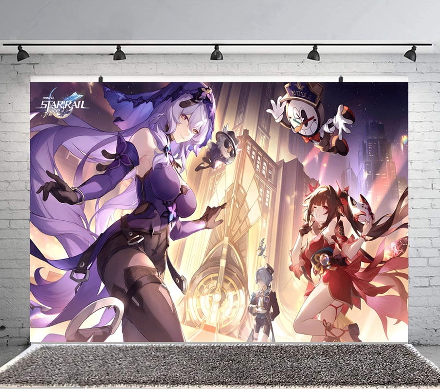 Honkai Star Rail Backdrop Banner Party Supplies Poster Movie Theme ...