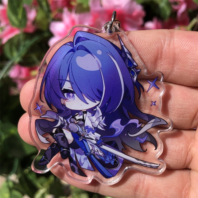 Honkai: Star Rail Blade Silver Wolf Yanqing Kafka Jing Yuan Keychain ...