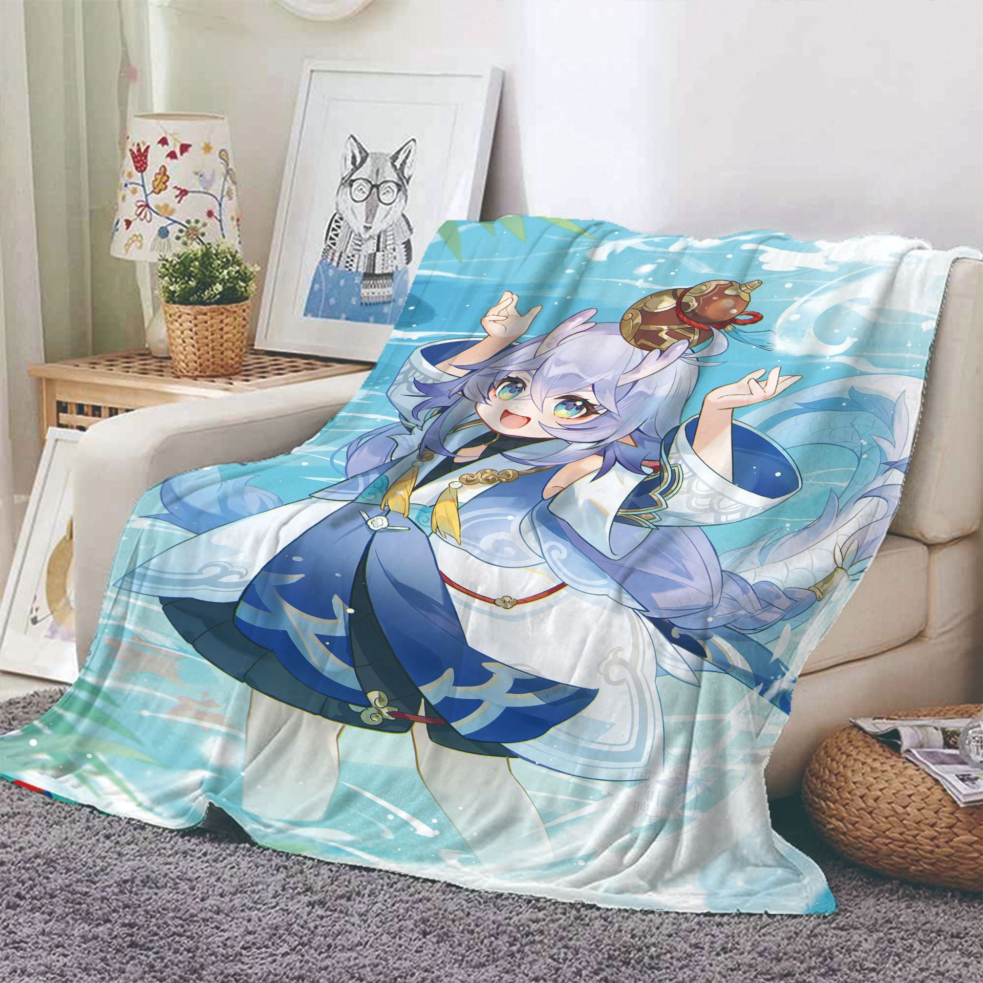 Honkai Star Rail Blanket Throw Cute Anime Game Soft Plush Flannel for ...