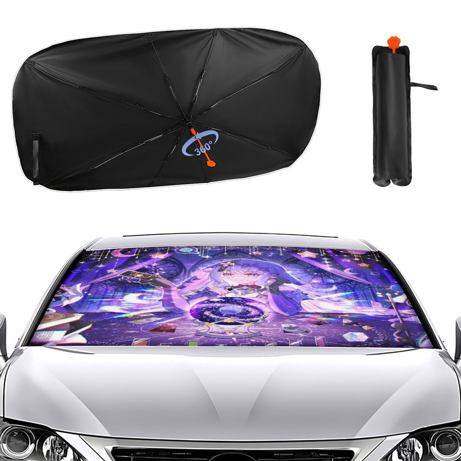 Honkai Star Rail Car Umbrella Windshield Sun Shade, Windshield Cover ...
