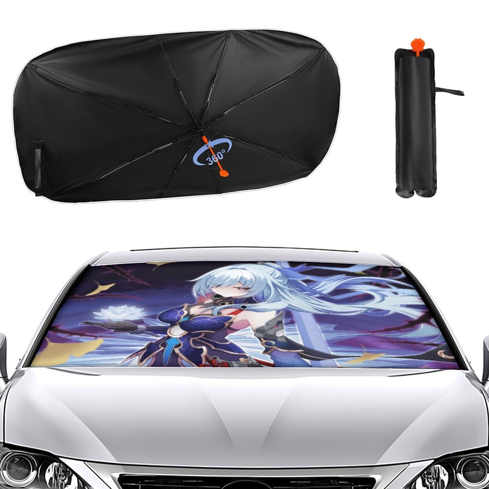 Honkai Star Rail Car Umbrella Windshield Sun Shade, Windshield Cover ...
