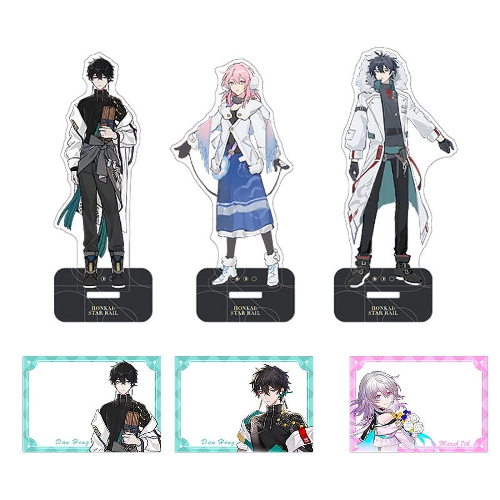 Honkai Star Rail Figure March 7th Dan Heng 6Pcs Peripheral Collection ...