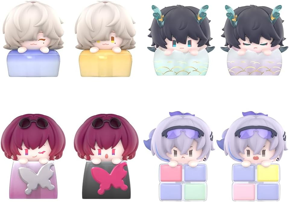 Honkai: Star Rail Fingertip Keycap Series - Blind Box Keycaps 4 Type ...