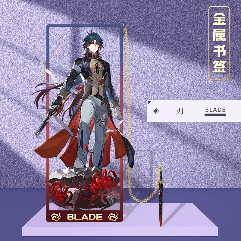 Honkai: Star Rail Metal Hollow Bookmark Topa Mirror Flow Drink Yuejun ...