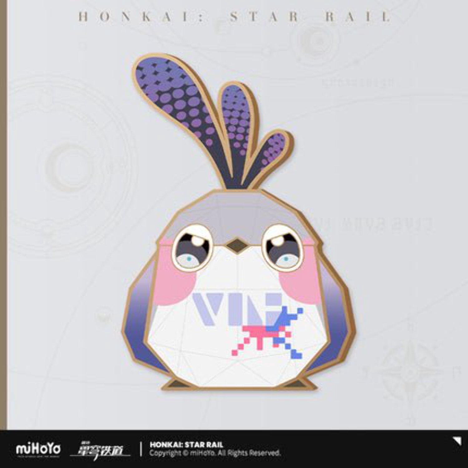 [Honkai Star Rail] Origami Bird Match Series Metal Bookmarks - Silver ...