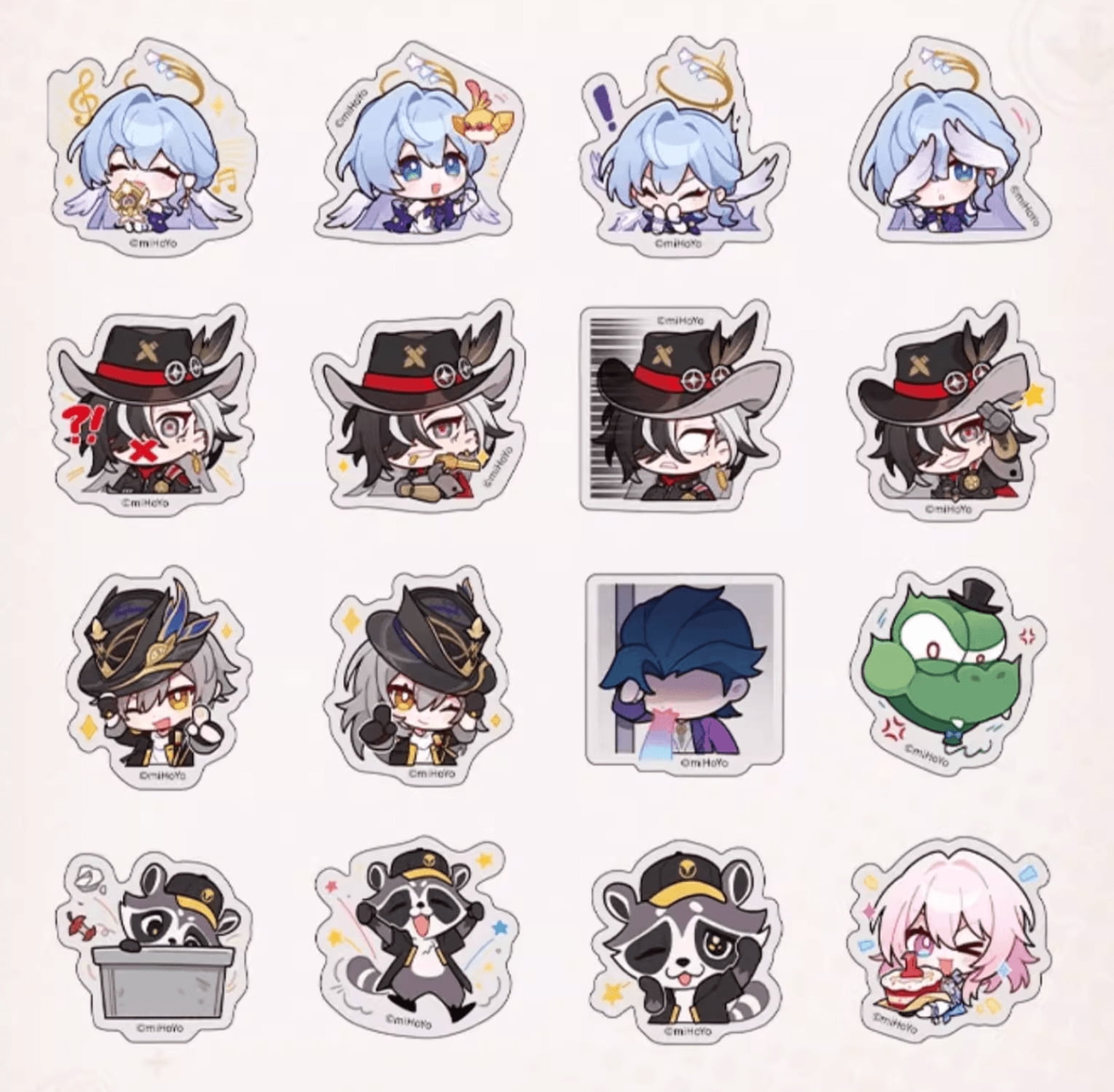 [Honkai Star Rail] Pam Exhibition Series Q-version Sticker Pack 4 ...