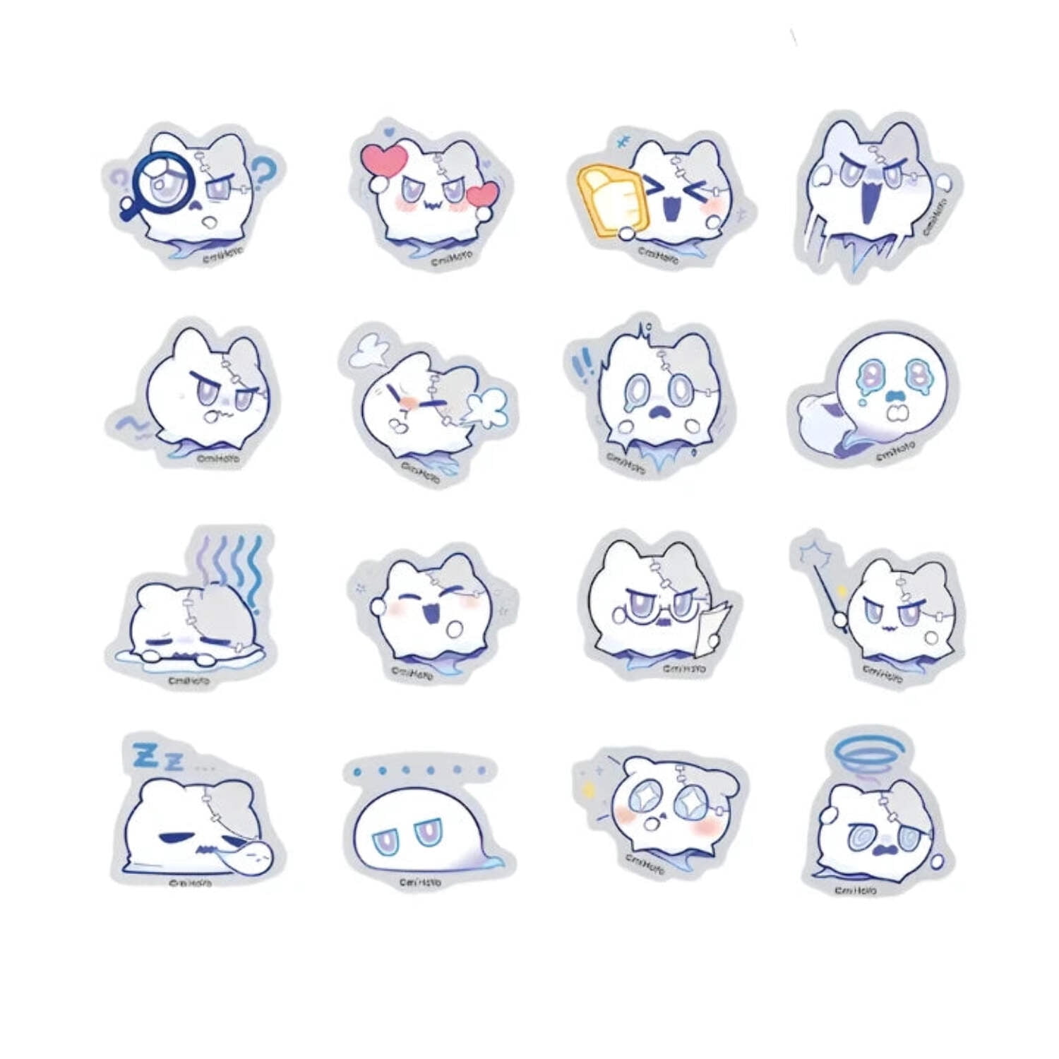 [Honkai Star Rail] Pom-Pom Pavillion Series Chibi Sticker Set Wubbaboo ...
