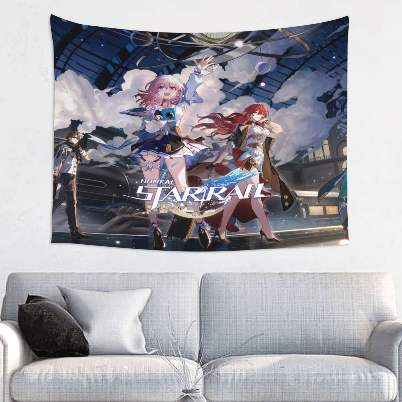 Honkai Star Rail Tapestry Anime Poster Large Background Wall Art ...