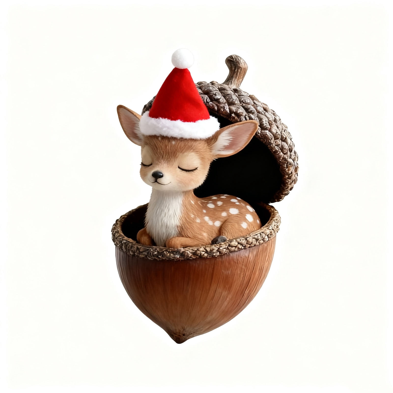 Honmine Acorn Shaped Forest Animal Ornaments, Woodland Creature ...
