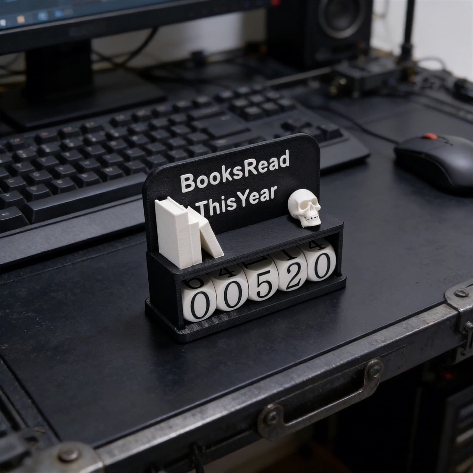 Honmine Book Tracker, Printed Bookshelf Reading Progress Sign ...