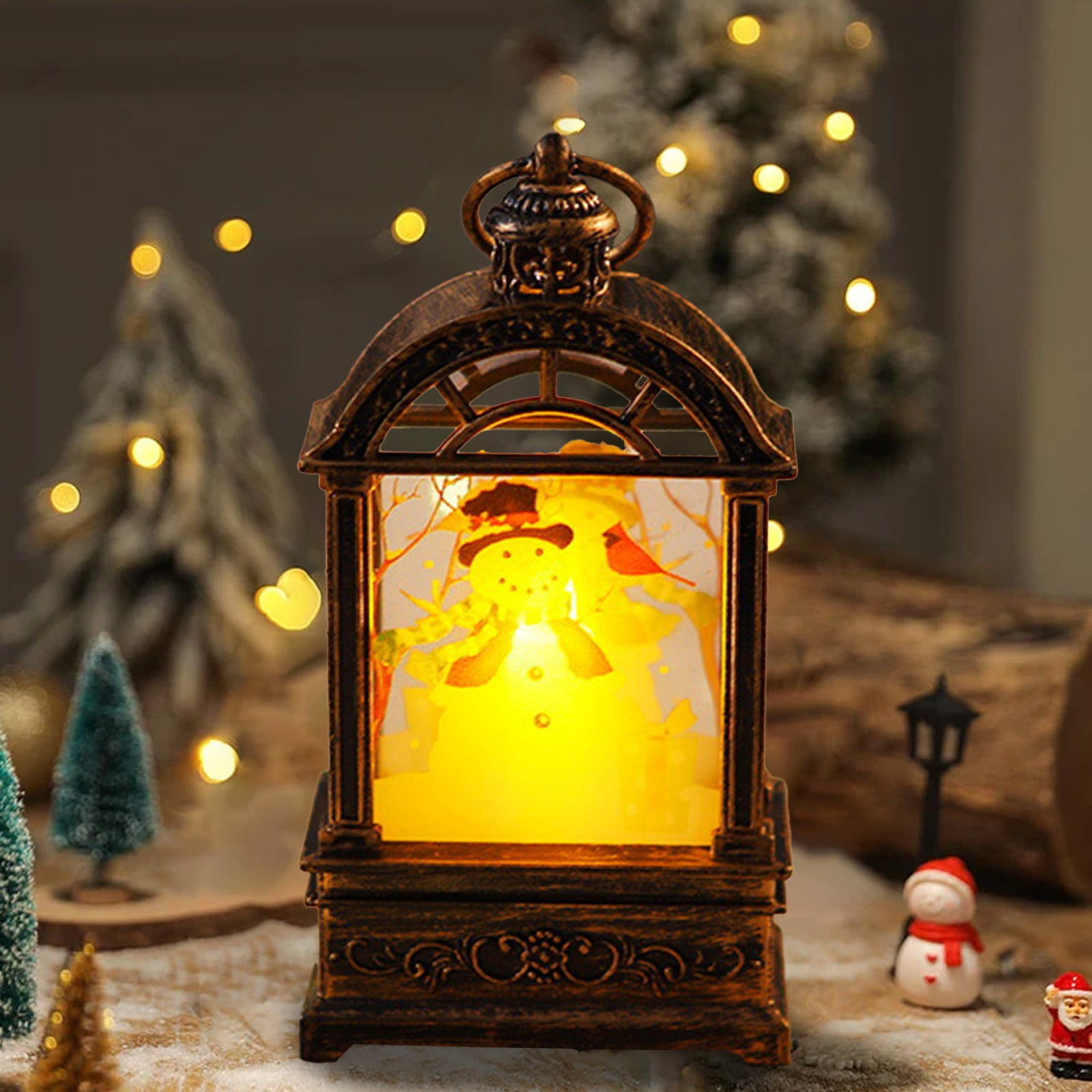 Honmine Christmas Electronic Candle, Atmospheric LED Candlestick Lamp ...