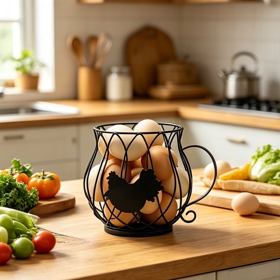 Honmine Kitchen Storage Rack Egg Storage Rack, Home Snacks Candy ...