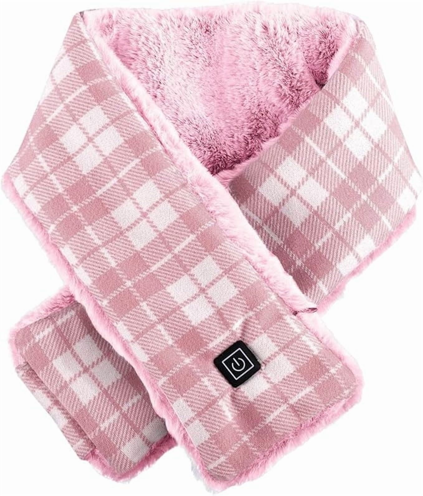 Honmine Winter Heated Neck Scarf Heating Pad, Portable Cordless ...