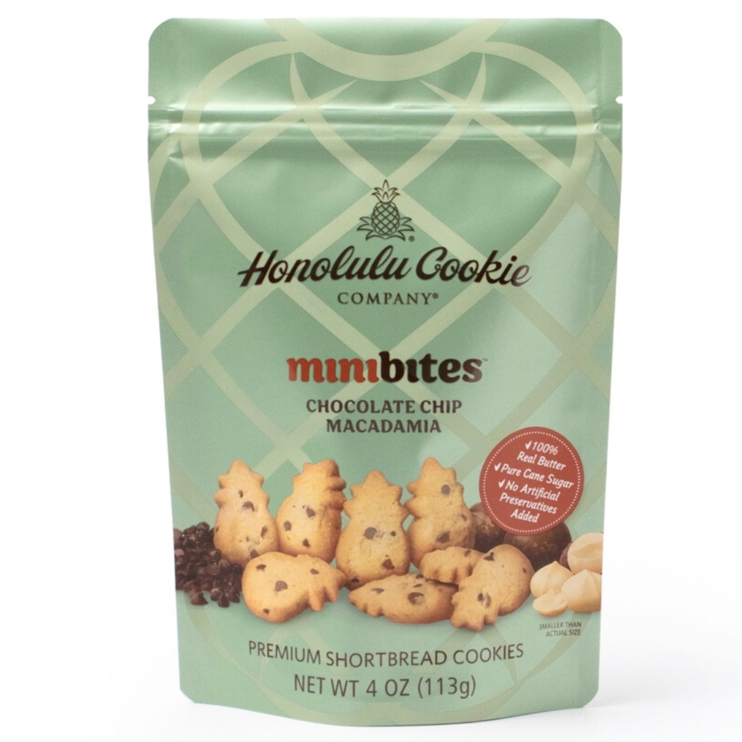 Honolulu Cookie Company Chocolate Chip Macadamia Mini Bites - Walmart.com
