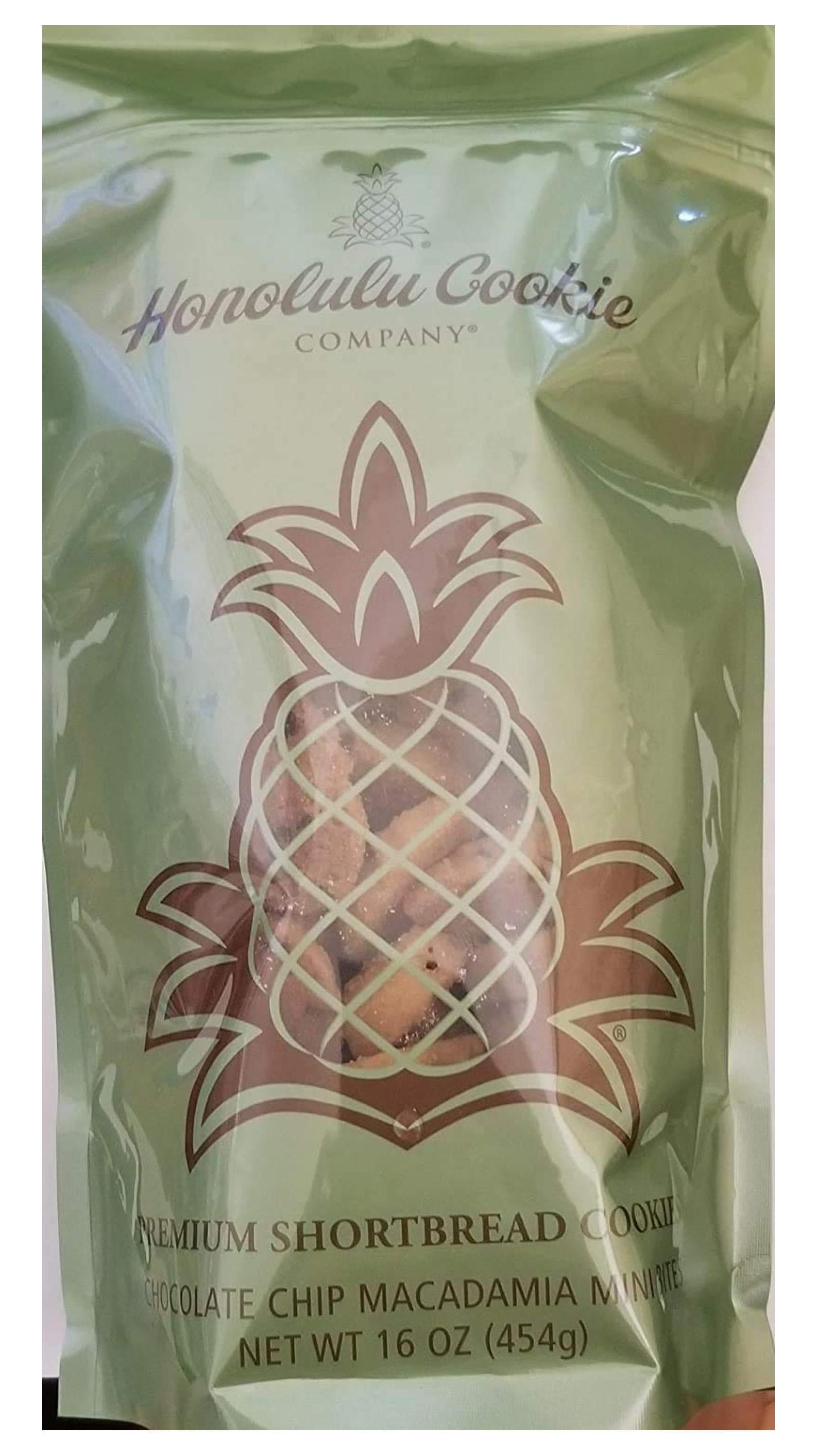 Honolulu Cookie Company Chocolate Chip Shortbread Macadamia Cookies ...