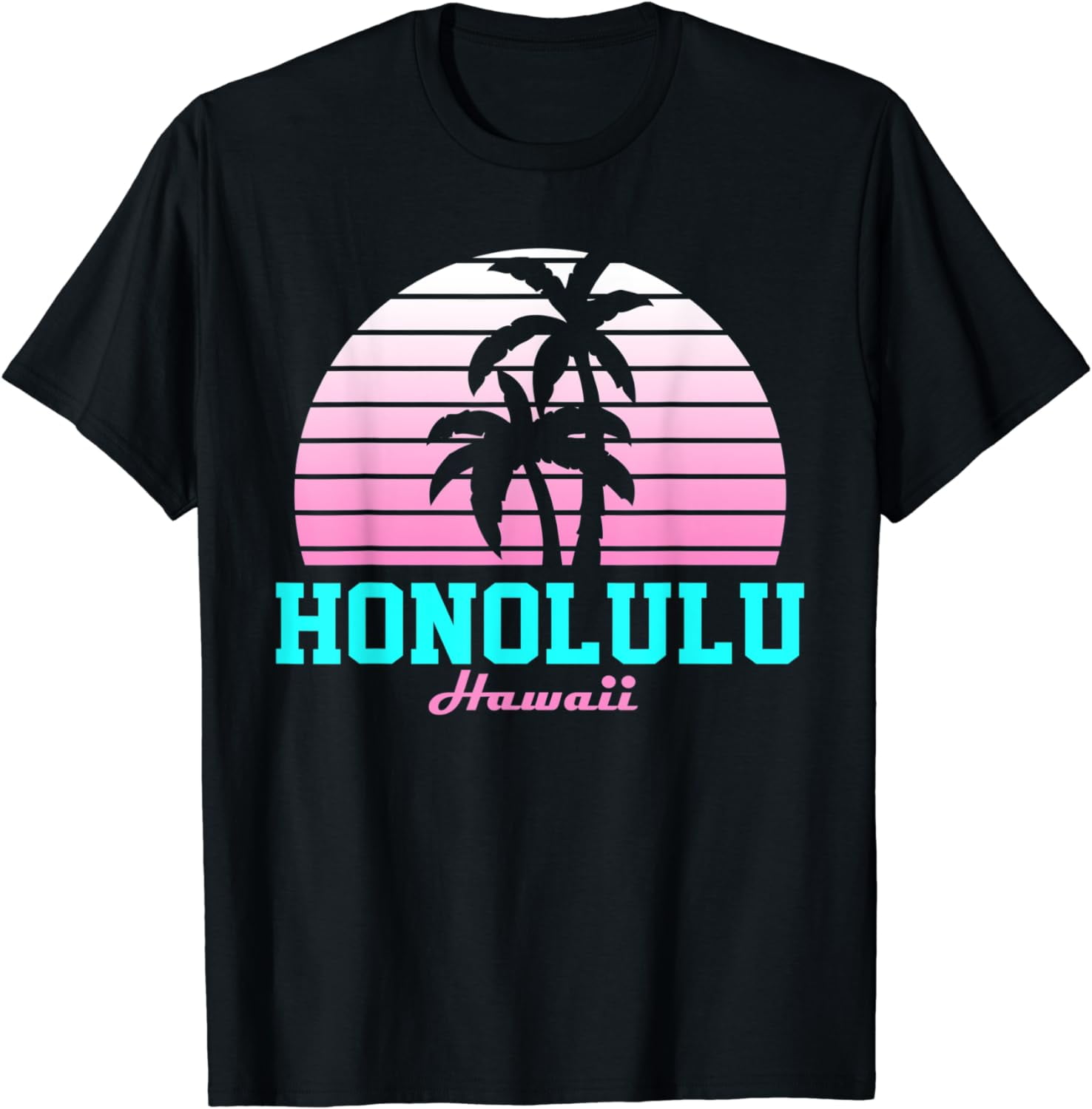 Honolulu Hawaii Souvenir HI Vintage T-Shirt - Walmart.com