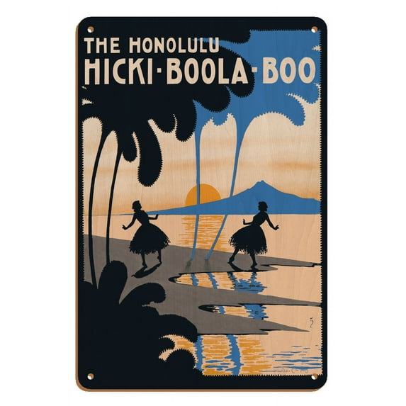 The Honolulu Hicki-Boola-Boo - Popular Hawaiian Song - Music by Albert ...