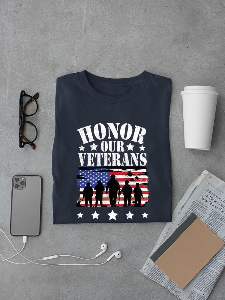 Honor Our Veterans T-shirt Men's -SmartPrintsInk Designs - Walmart.com
