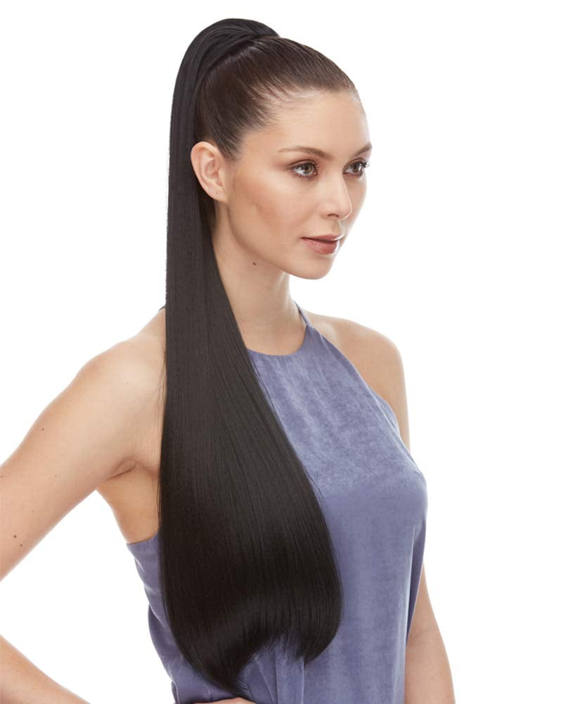 Honor Ponytail Color 99J - Sepia Wigs 24" Long Layered Straight Heat ...