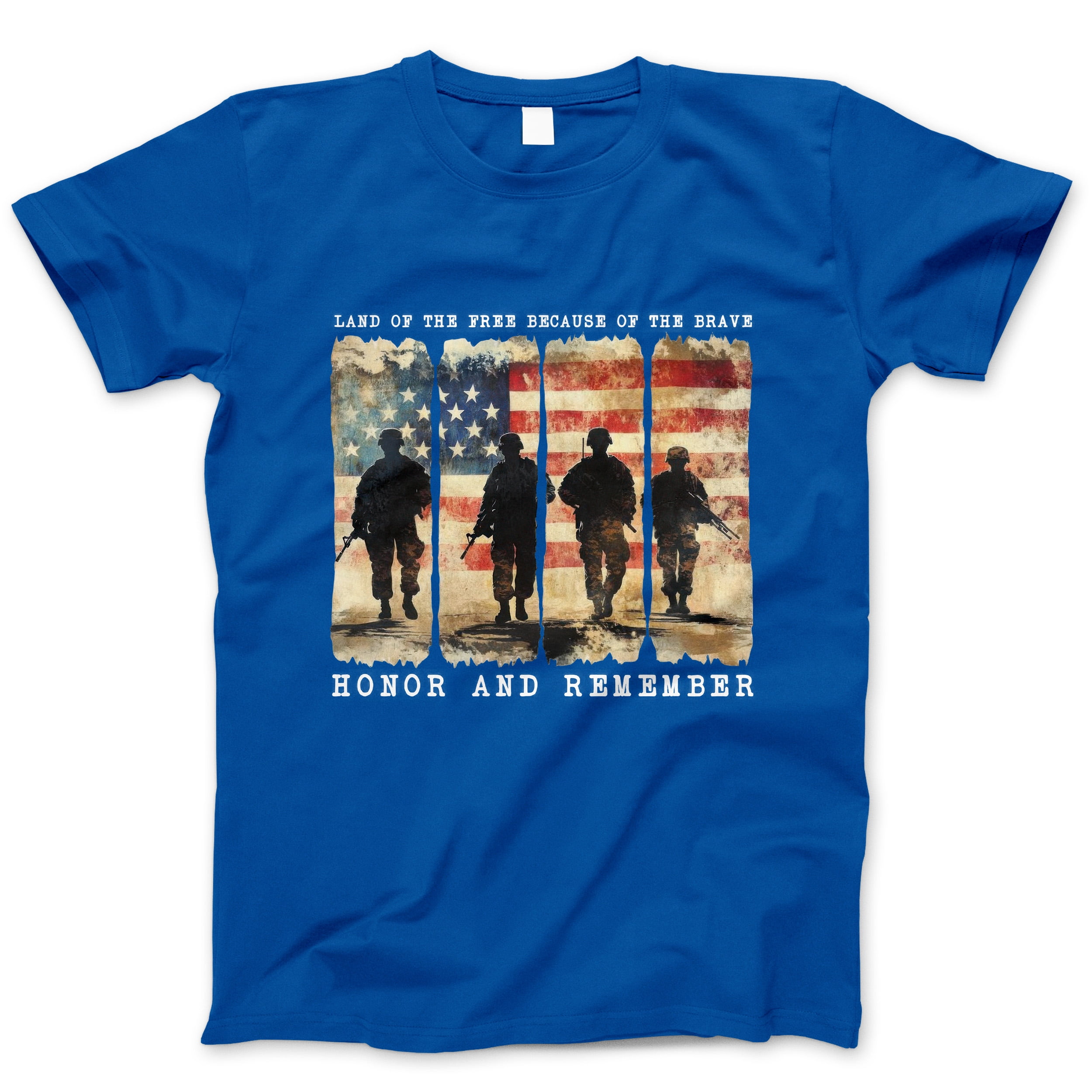 Honor and Remember T-Shirt – Land of the Free Because of the Brave ...