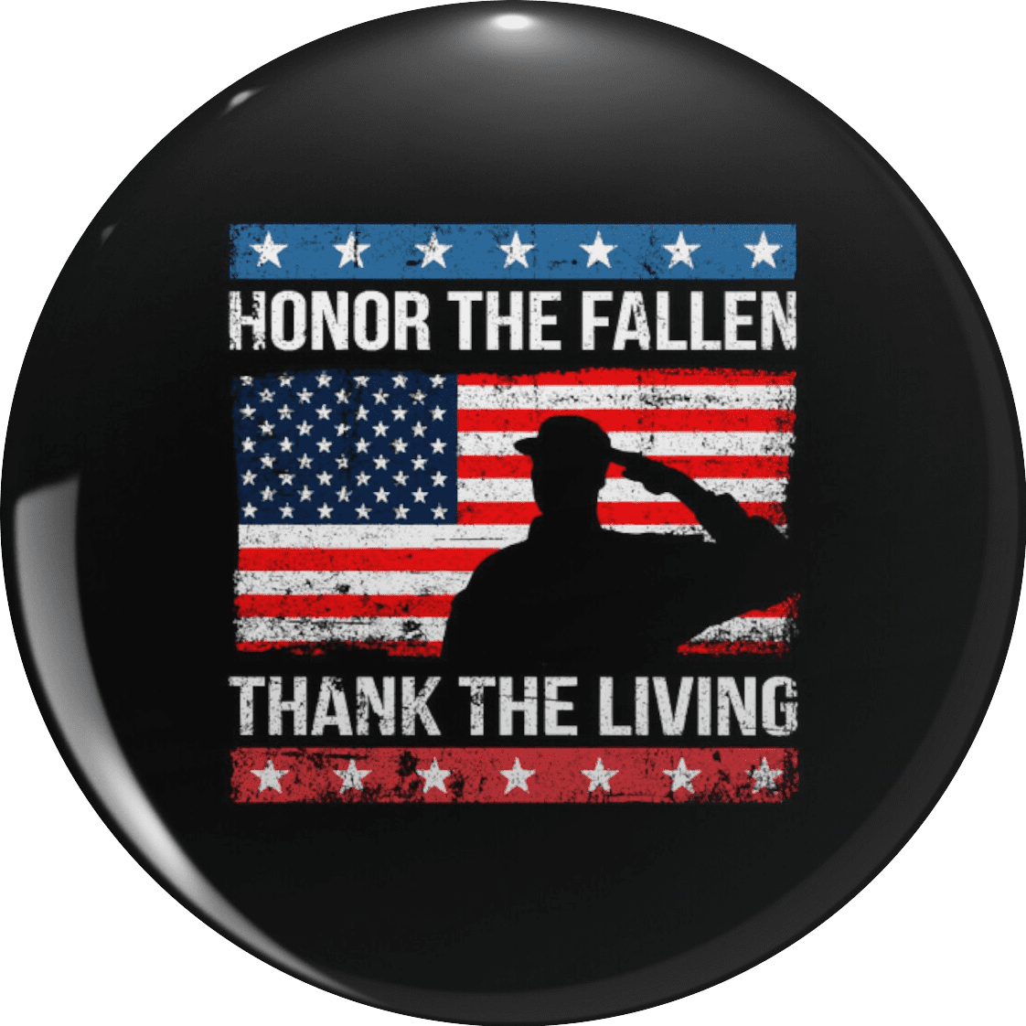 Honor The Fallen Us Flag Veteran Military Pin Lapel Pin Brooch Steel ...