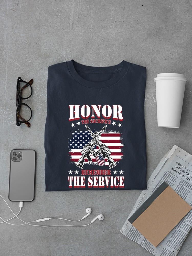 Honor The Sacrifice T-shirt Men's -SmartPrintsInk Designs - Walmart.com