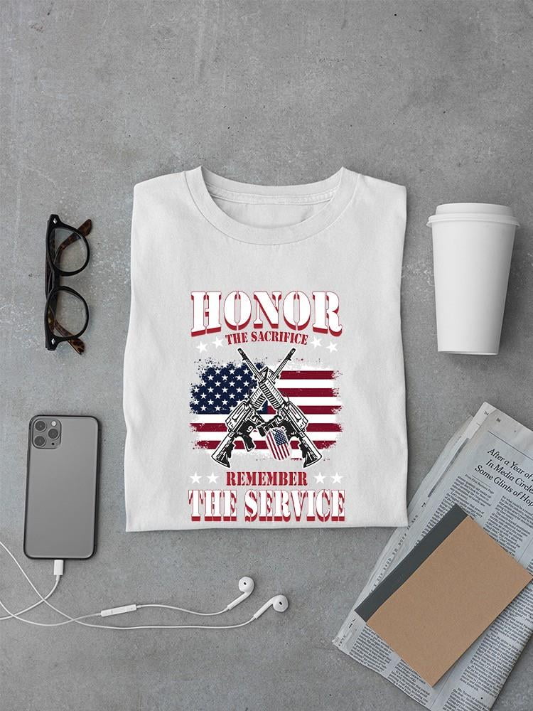 Honor The Sacrifice T-shirt Men's -SmartPrintsInk Designs - Walmart.com