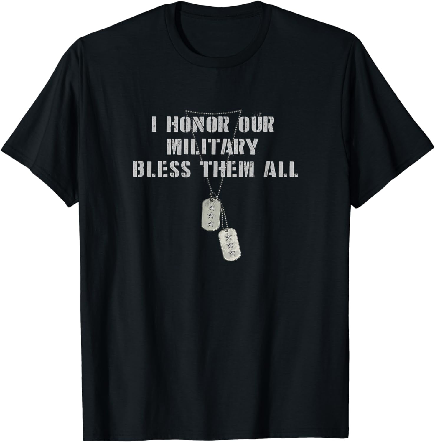 Honor the Fallen Veteran Military Support T-Shirt - Walmart.com