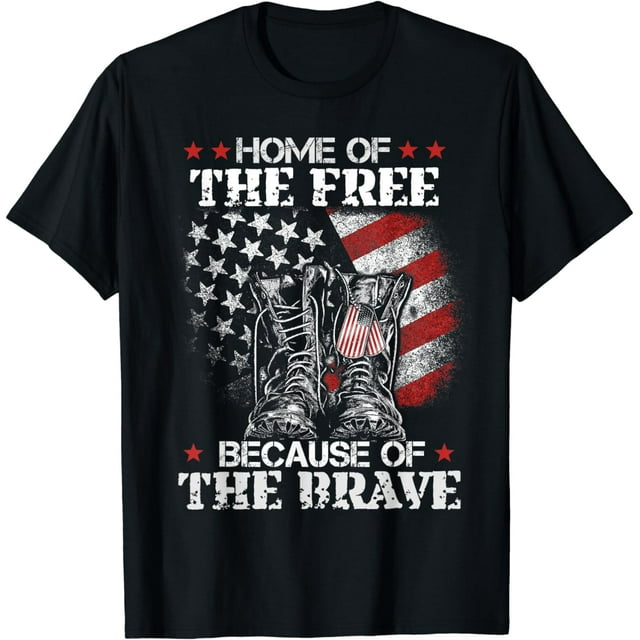 Honor the Fallen Veteran Themed Military Support Memorial T-Shirt ...