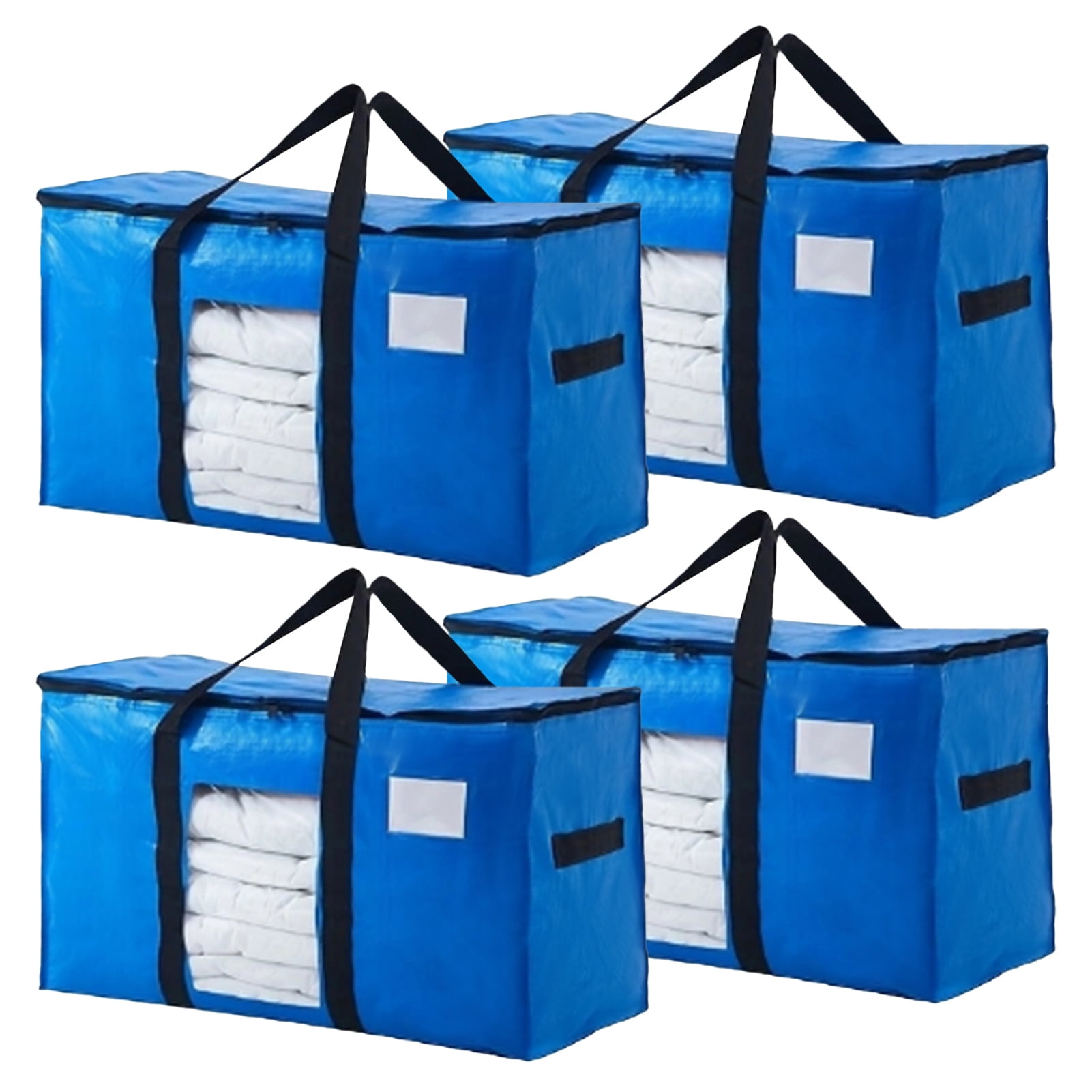 HonorHut Heavy Duty Storage Bag Large Storage Totes Visible Window ...