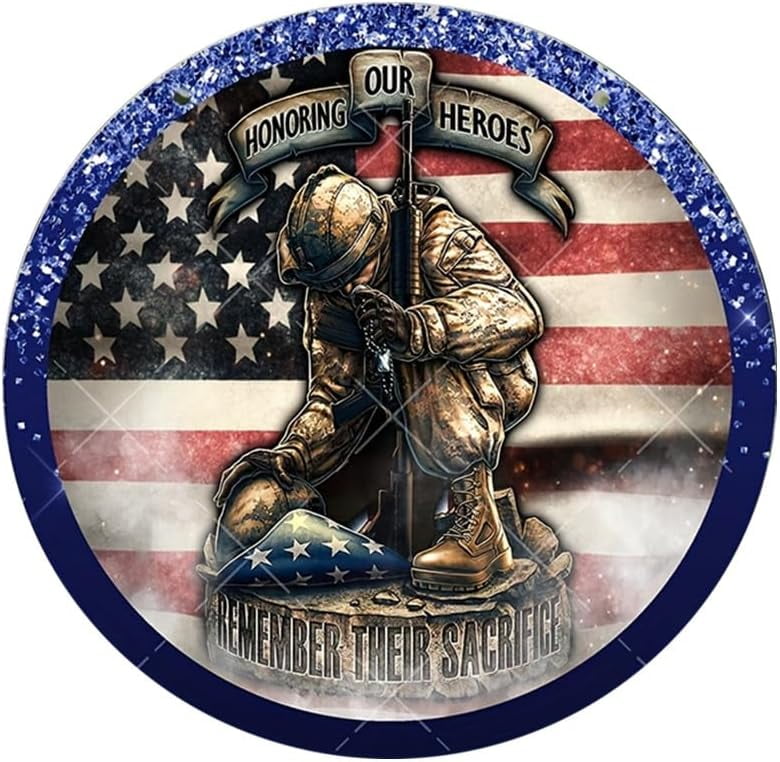 Honoring Our Heroes with American Military Metal Tin Sign are Poster ...