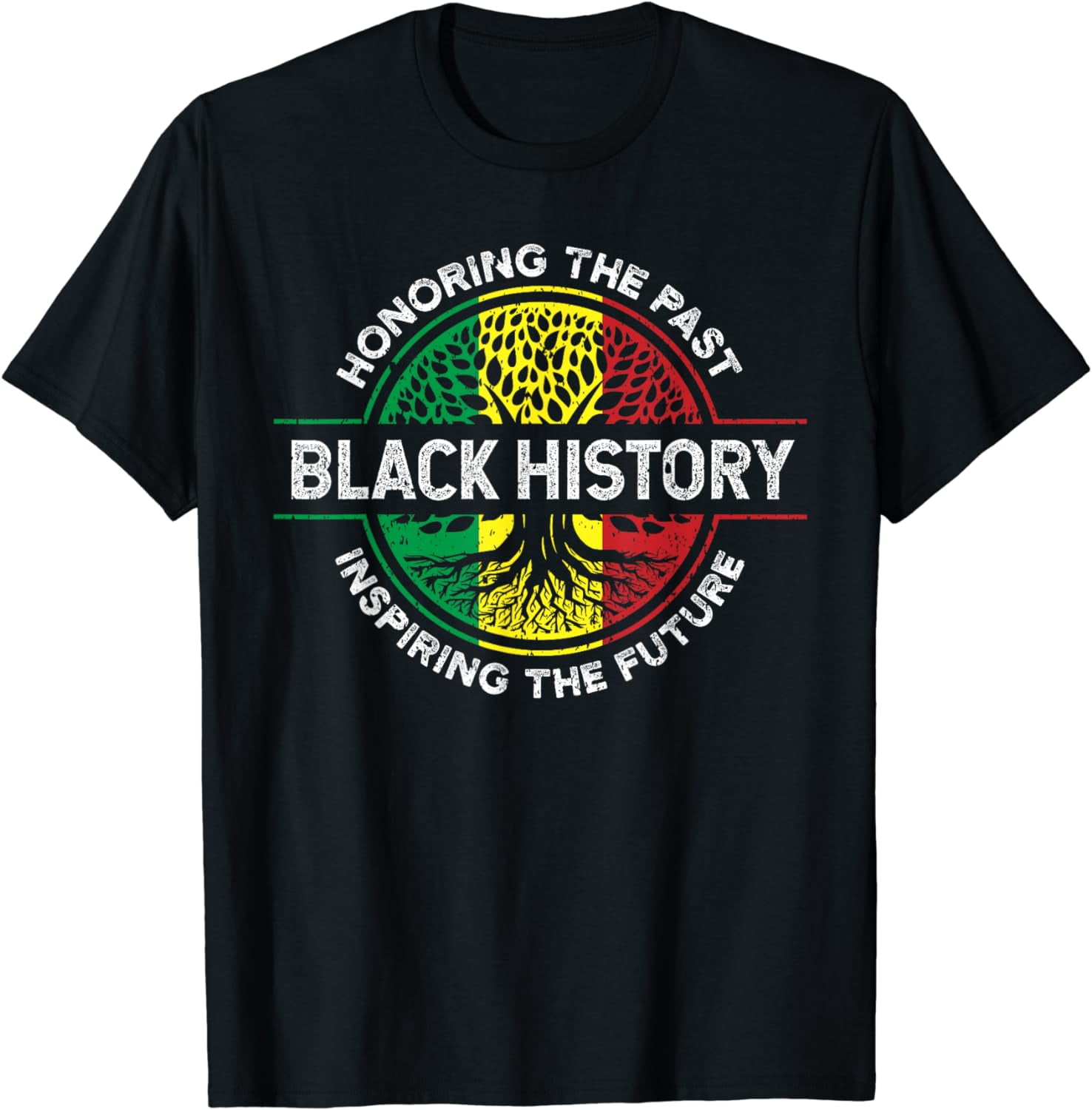 Honoring The Past Inspiring The Future Black History T-Shirt T-Shirt ...