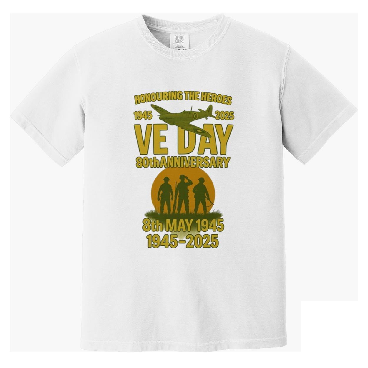 Honoring WWII Heroes 1945–2025 Memorial Tribute Veteran Pride Comfort ...