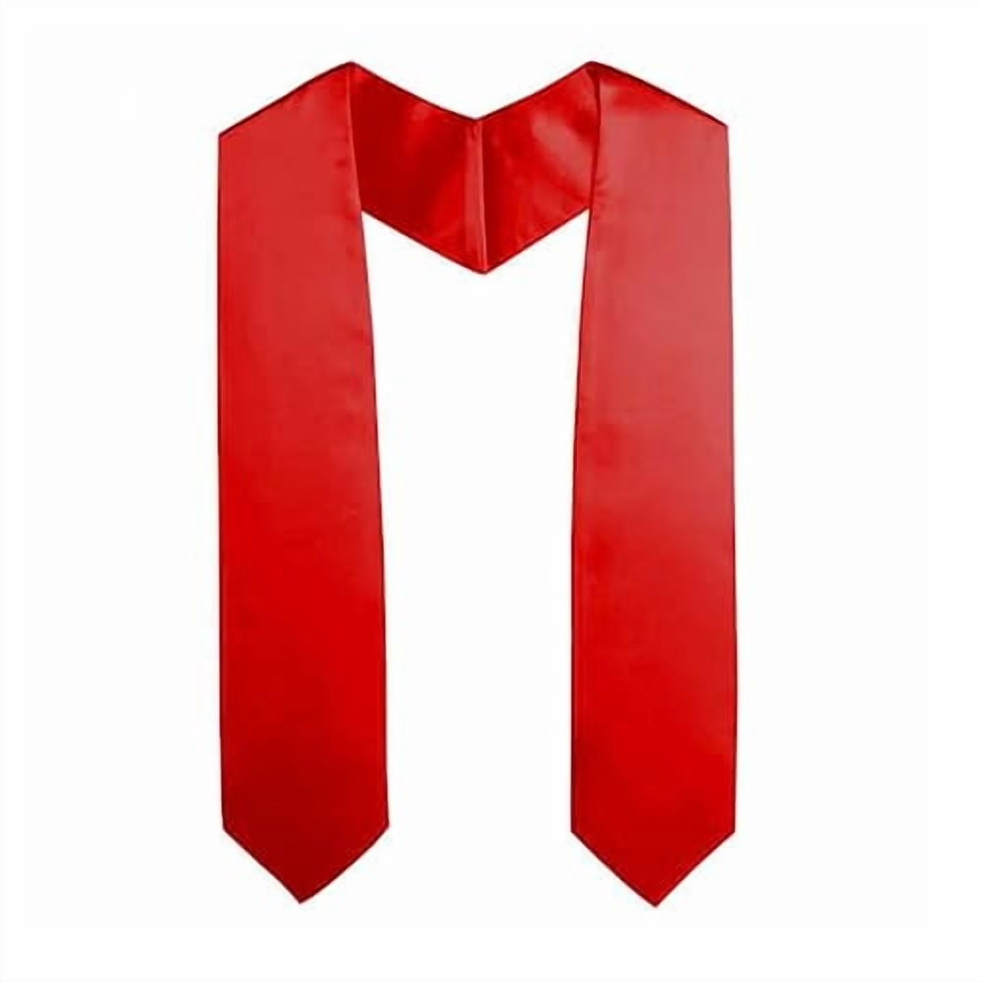 Honors Graduation Academic 60" Classic End Honor Stoles/Sashes (Red ...