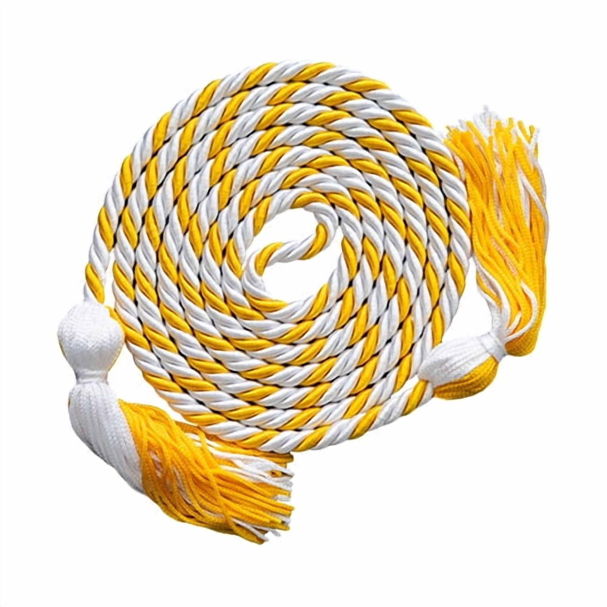 Honors Graduation Academic Honor Cord |(White/Gold) - pack of 10 ...