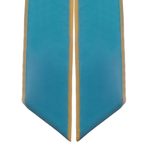 Honors Graduation Academic Stoles/Sashes with Angled Cut and Trim (Sea ...