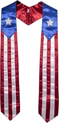 Honors Graduation Graduation Stole Flag Puerto Rico International Flag ...