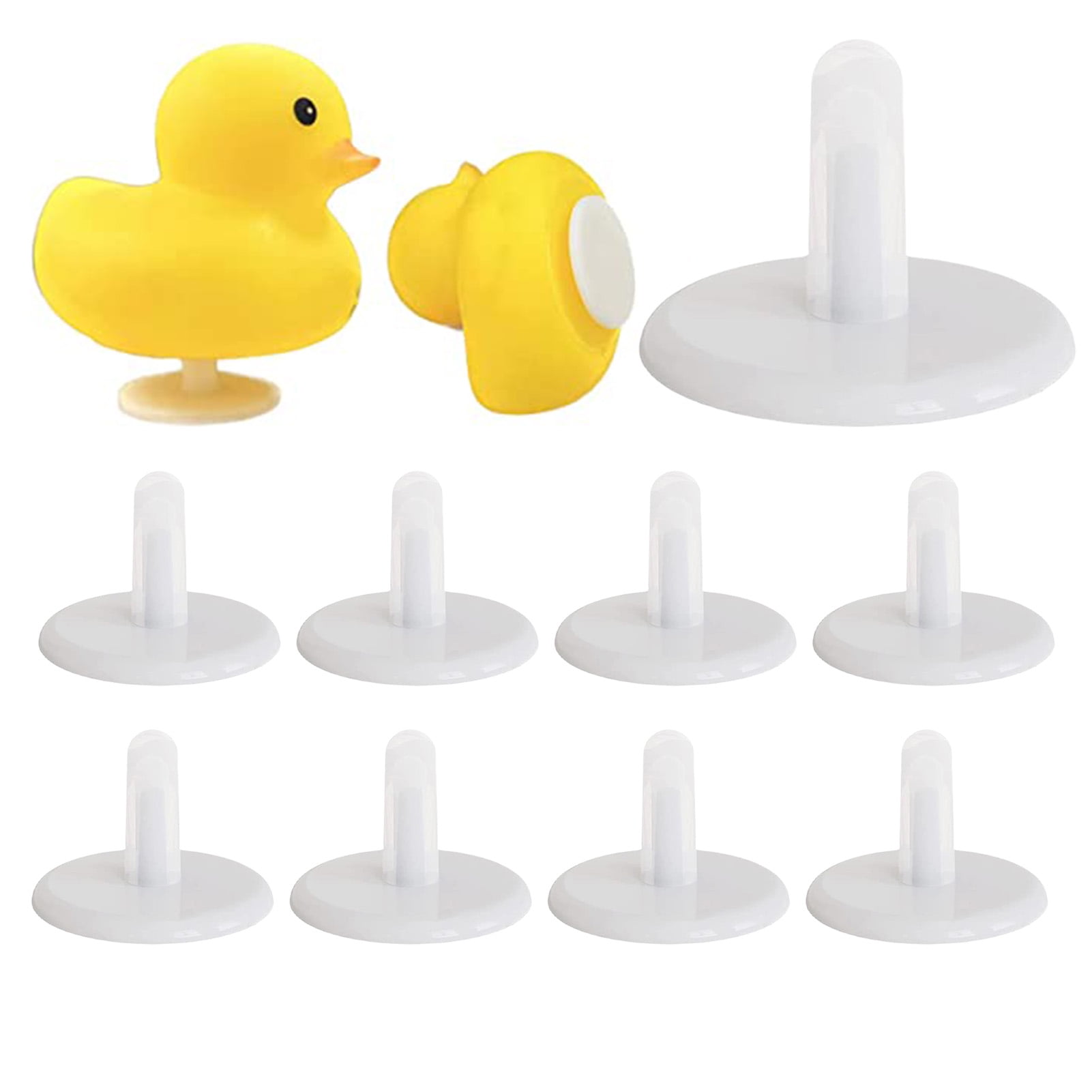 Honrane 10 Pcs Display Duck Plugs Rubber - Adhesive, Anti-slip ...