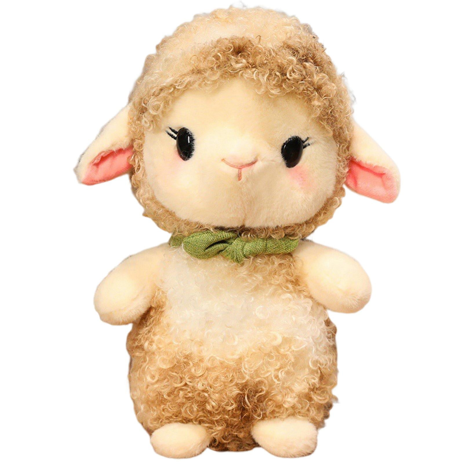 Honrane Cute Lamb Soft Plush Lamb Toy Sheep Plush Soft Fluffy Stuffed ...
