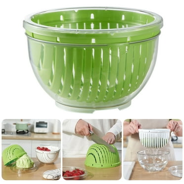 BPA-Free Quick Salad Maker & Cutter Bowl: Multi-functional Tool for ...