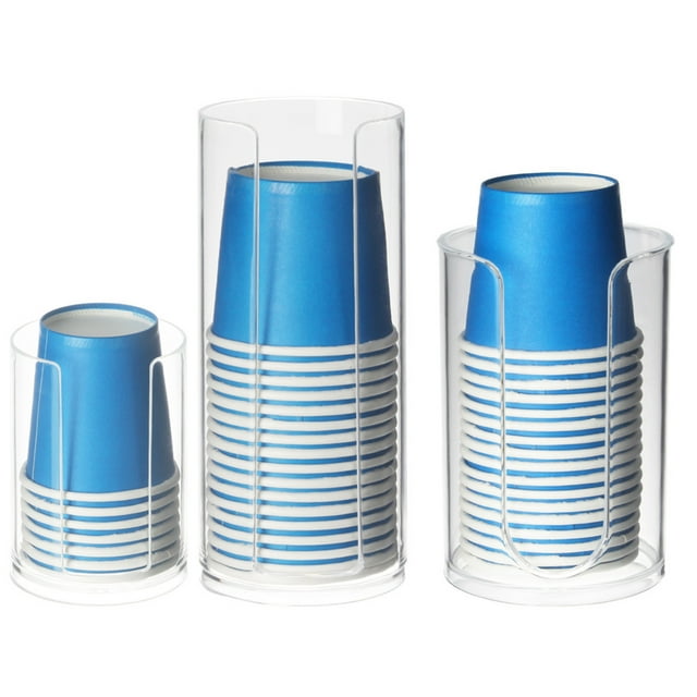 Honrane Easy-to-Use Paper Cup Dispenser, Mouthwash Cup Holder with U ...