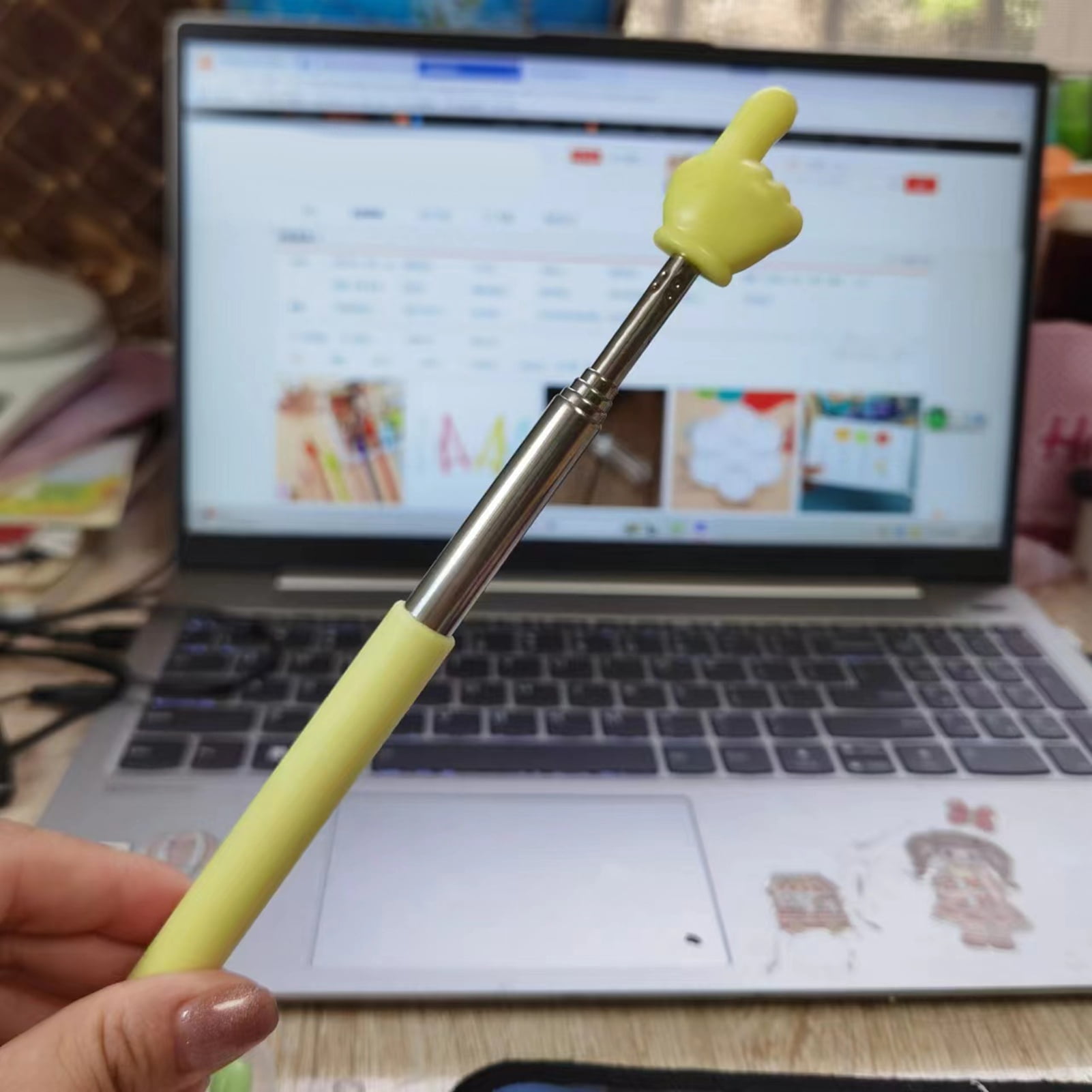 Honrane Extendable Finger Stick Adjustable Whiteboard Stick Extendable ...