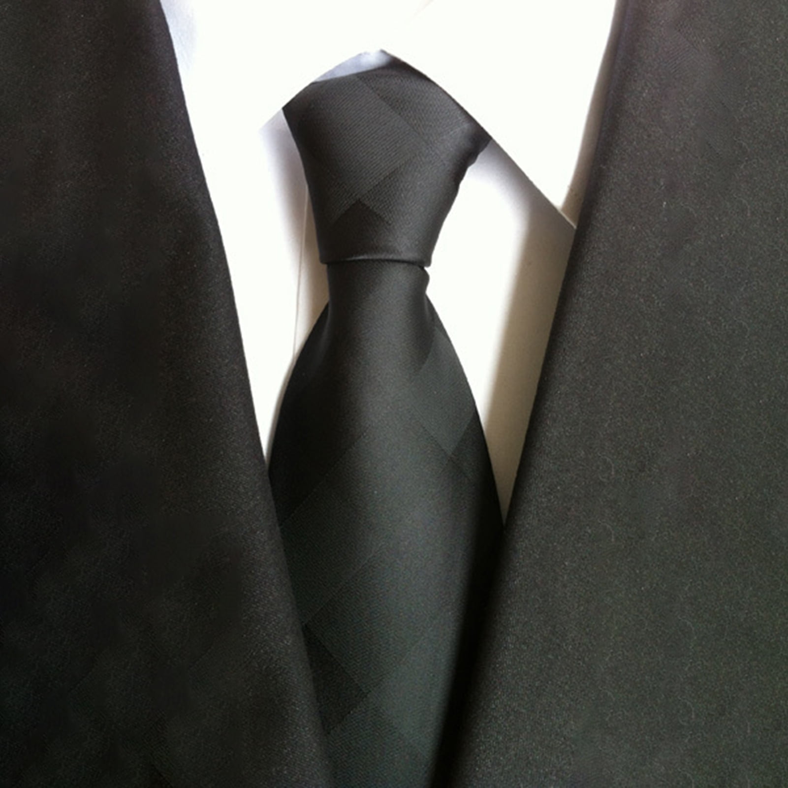 Honrane Men Business Tie,Male Classic Ties,Wedding Solid Necktie for ...